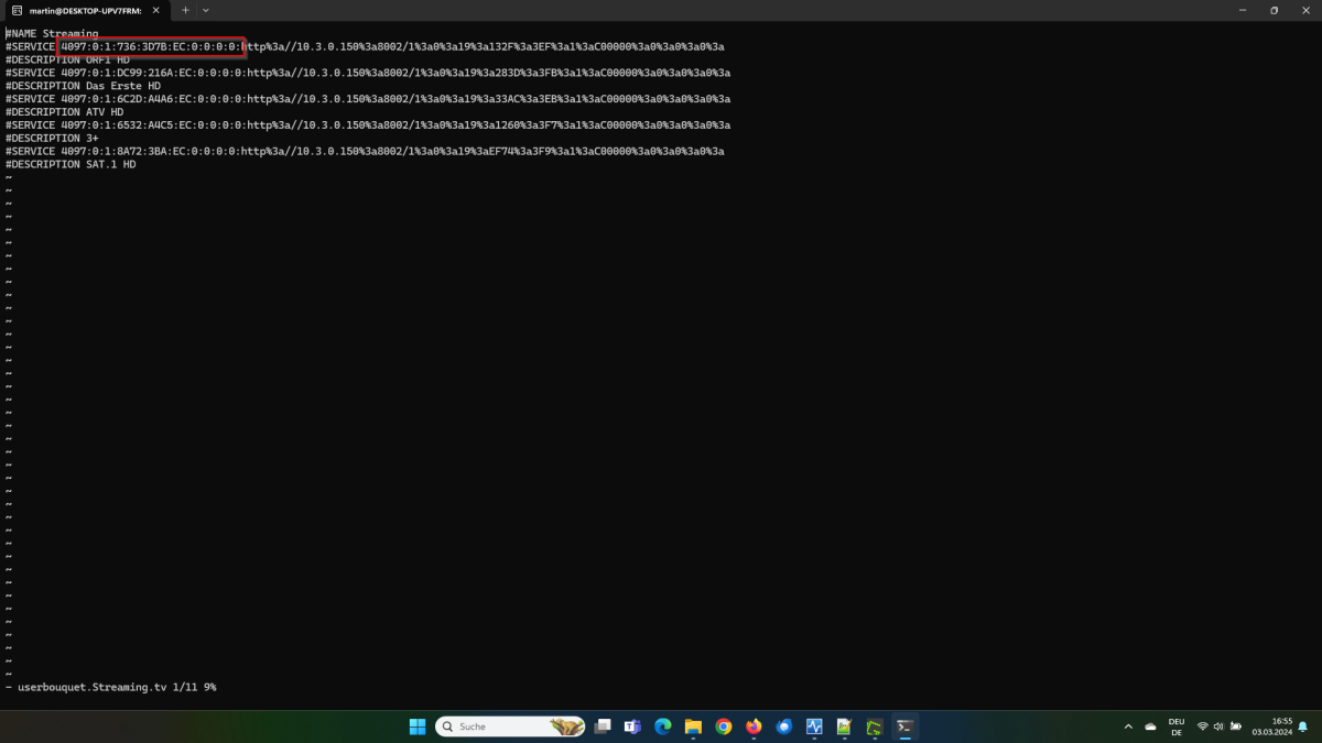 Streaming (OpenATV) – Tutorials
