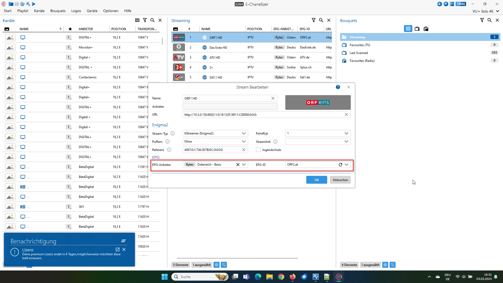 Streaming (OpenATV) – Tutorials